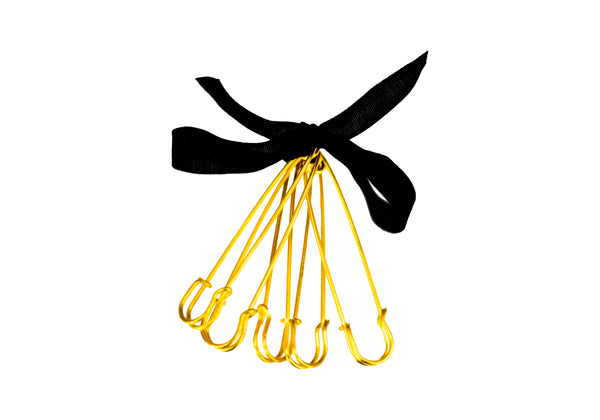 "Gold" Metal Safety Pins – Jenny M. London